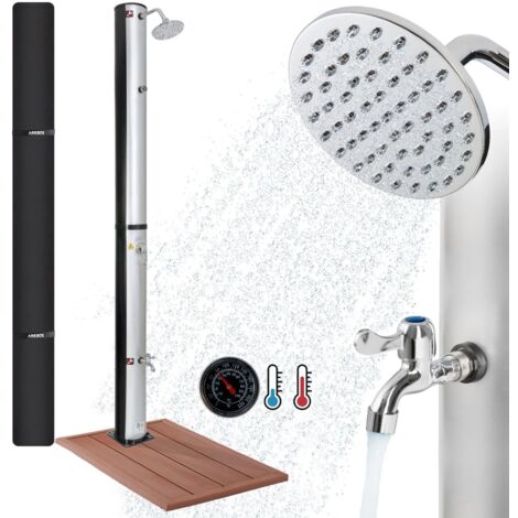 AREBOS 40 L Solar Shower Garden Shower Pool Shower Outdoor Shower With ...