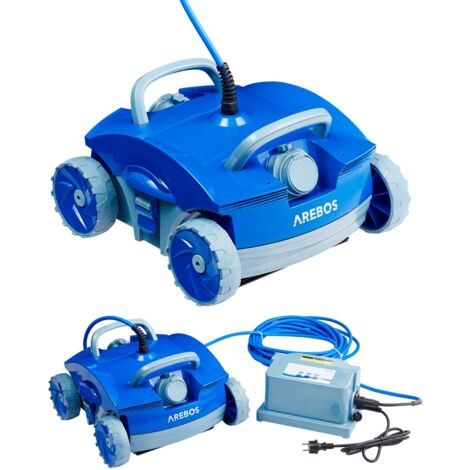 AREBOS Pool Robot Pool Runner Pool Vacuum Cleaner Pool Cleaner