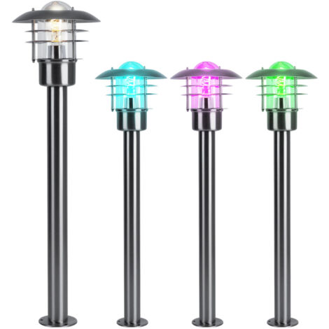 Lampada da terra, luce esterna, luce vialetto da giardino, lampada da ...