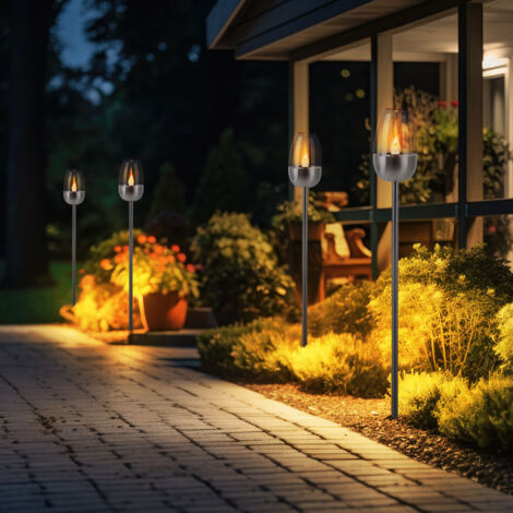 Lampada Decorativa Solare Verco Lampada Solare Da Giardino 96 LED ...