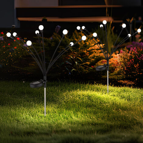 Lampada solare a LED luce esterna decorazione giardino terra spike luce ...