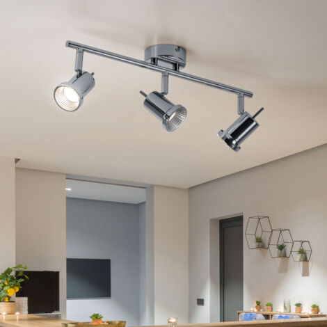 Plafoniera, plafoniera LED 3 fiamme, barra luminosa, faretto da ...