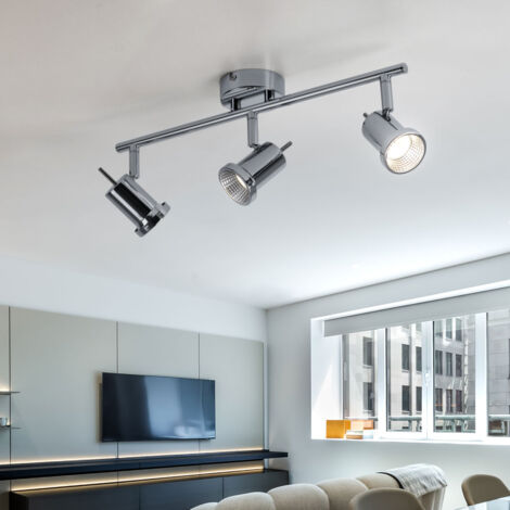 Plafoniera, plafoniera LED 3 fiamme, barra luminosa, faretto da ...