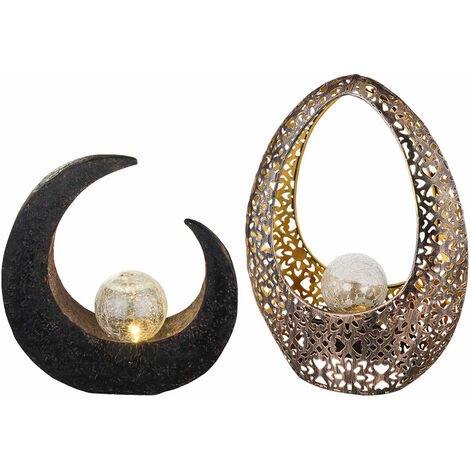 Lampada solare decorazione giardino scultura LED lampada da esterno ...