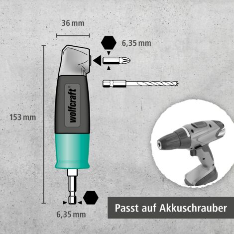 Wolfcraft Winkelgetriebe 90 Grad