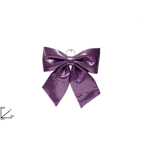 FIOCCO METALLIZZATO VIOLA DIMENSIONE 44 CM