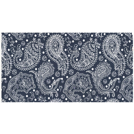 Cabecero decapado Pasley azul 90x80cm