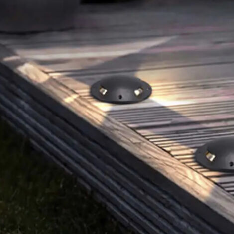 Faretto Segnapassi LED 6W Calpestabile Biemssione Grigio Luce Bianca ...