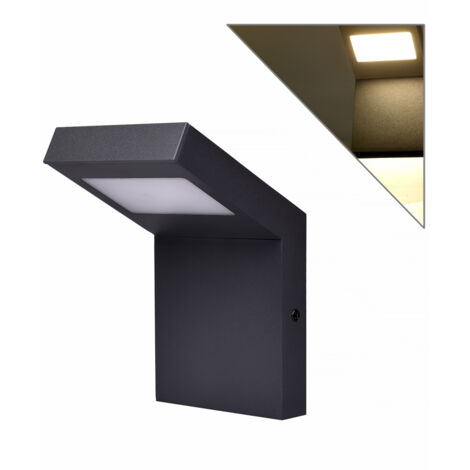 APPLIQUE LED DA ESTERNO IP54 10W LUCE NATURALE 4000K° - ILLUMINAZIONE MODERNA DESIGN IN ...