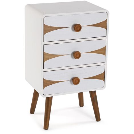 Versa Bruno Mesilla de noche Mesa pequeña o auxiliar para el Dormitorio ...