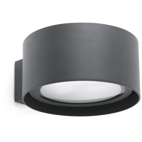 Quart Led Lampada Da Parete Grigio Scuro Marca Faro