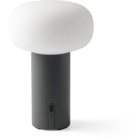 GRAB Lampada RGB ricaricabile portatile grigio scuro