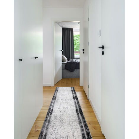 Modern Läufer TULS 51235 anthrazit 60 cm grey 60x410 cm