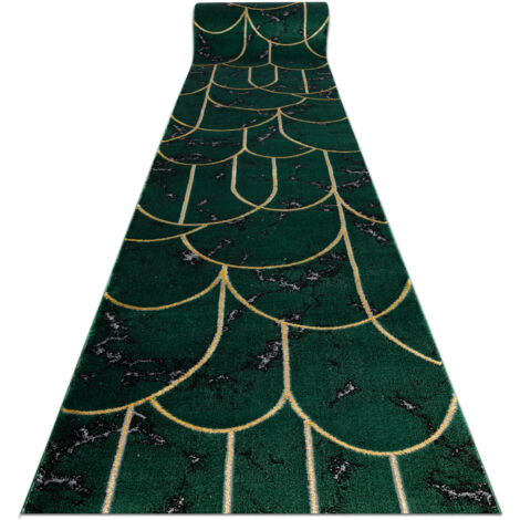 Exklusiv EMERALD Läufer 1016 glamour, stilvoll art deco Marmor ...