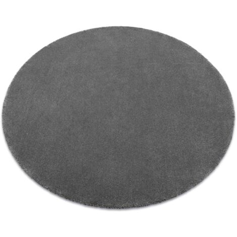 Teppich rund STAR grau grey rund 150 cm