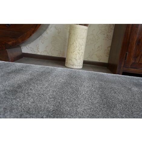 Teppich Teppichboden DISCRETION grau grey 100x300 cm
