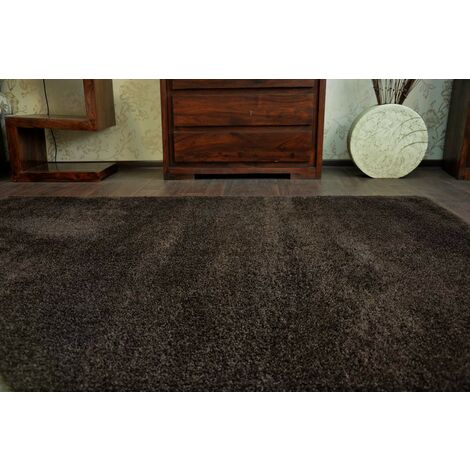 Teppich SHAGGY MICRO braun brown 180x270 cm