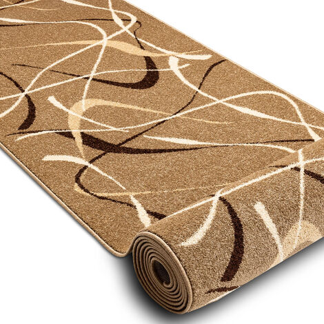 Läufer KARMEL HEAT-SET FRYZ CHOCO Nuss 70 cm brown 70x280 cm
