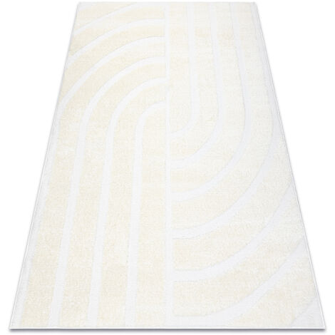 Modern Teppich MODE 8631 geometrisch creme beige 240x330 cm