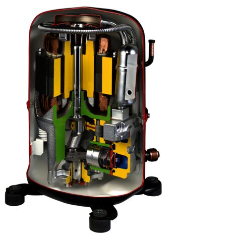 Compresseur Tecumseh TFH4518Y R134A 400V 1 1 / 2CV haute température 53 ...
