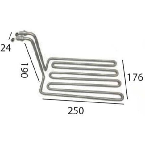 Panarola dosilet 3900W Résistance aux frites
