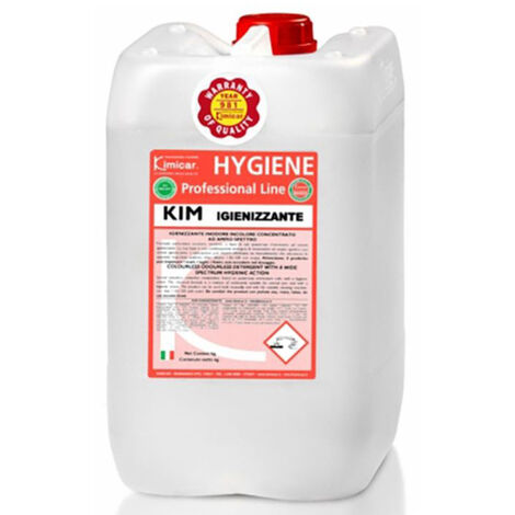 Detergente igienizzante inodore e incolore