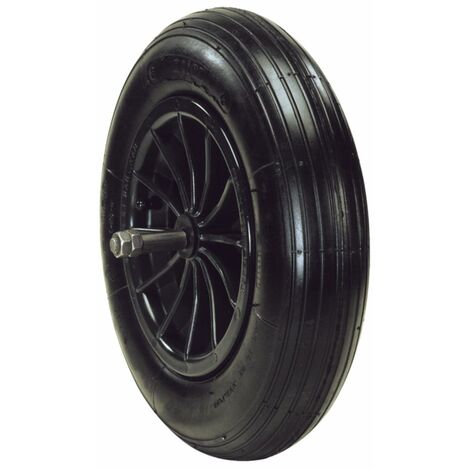 Ruota pneumatica 3,50/8" con cerchio in nylon