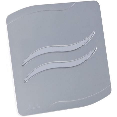 Aérateur mural anti-humidité System Turbo S Line Argent 100 H discret ...