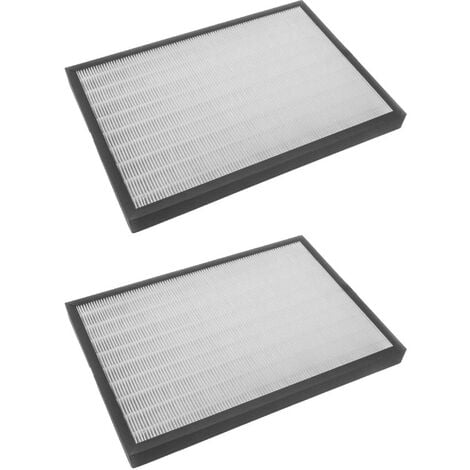 2x Trade Shop Filter Set HEPA Filter Aktivkohlefilter kompatibel mit DeLonghi AC 230 Luftreiniger Ersatz fur DeLonghi 5513710021 Comedes PT94081