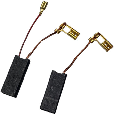 2x Motorkohlen Kohlebürsten Schleifkohlen 6 x 10 x 24mm kompatibel mit ...