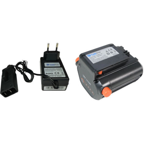 Trade-Shop 2in1 Set: Li-Ion Akku 18V 2000mAh + Ladegerät für Gardena ...