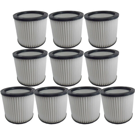 10x Rund-Filter Lamellenfilter Patrone für Einhell TE-VC 2230, Inox ...