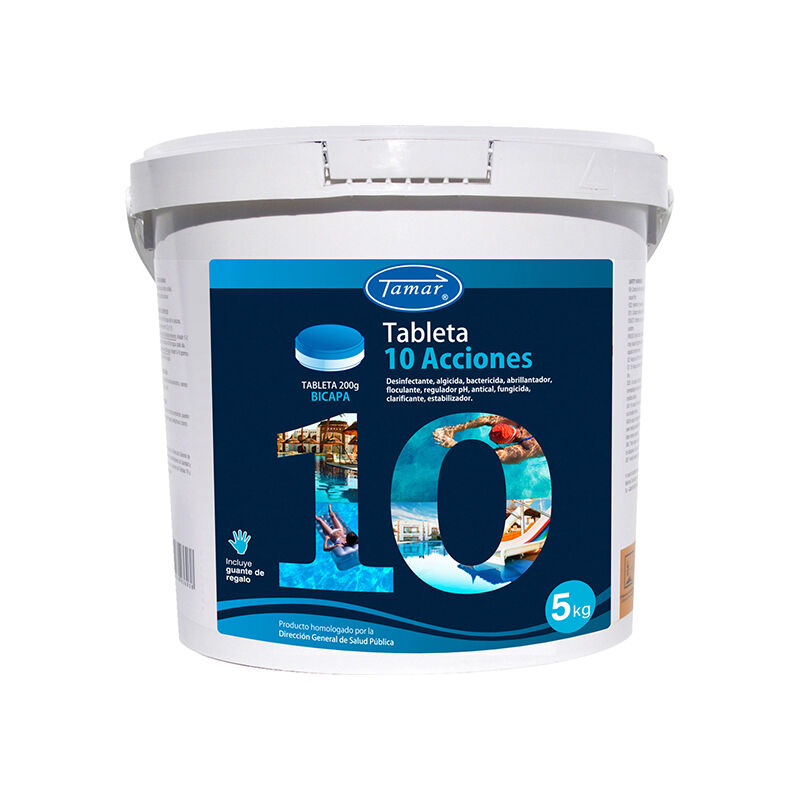 Cloro tabletas 10 acciones Tamar 5 kg