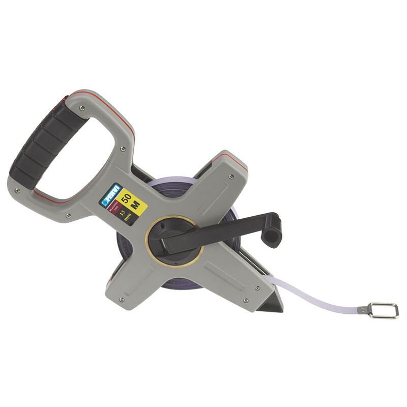 Massband mit 50 Meter Metallband Fervi r050