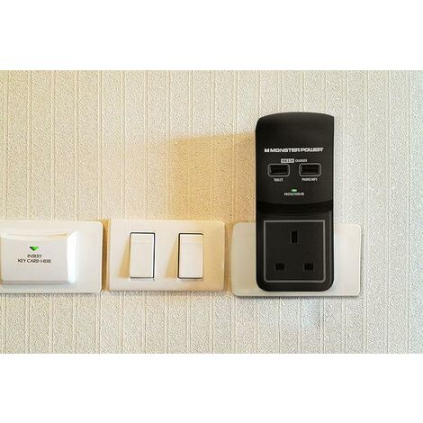 Monster Power Core 100 1 Port USB Surge Protected Socket