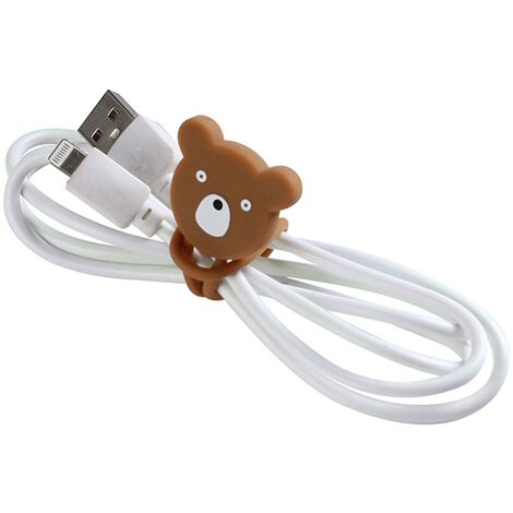 Aquarius, Cartoon Cord Cable Organiser, Panda, Coffee
