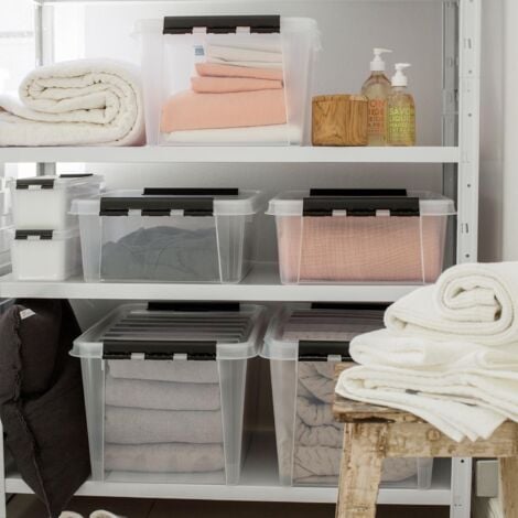 SmartStore Classic 31 Storage Box Spacious, Stackable and Transparent ...