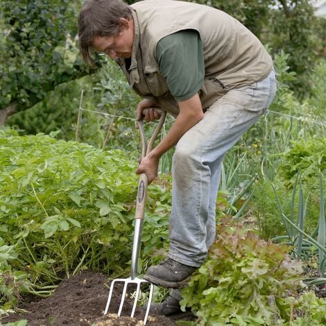 Spear & Jackson Digging Fork, Traditional Stainless Garden Tool