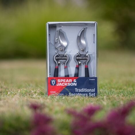 Spear & Jackson Gift Set Vintage Secateurs, Bypass & Anvil Twin Pack
