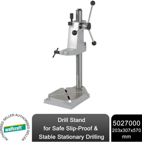 wolfcraft Drill Stand - For accurate and safe stationary drilling