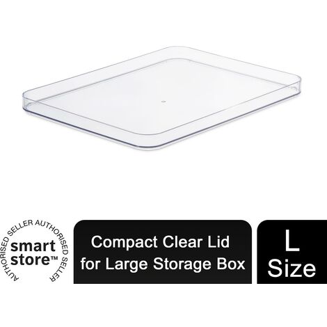 SmartStore Compact Clear Lid for Large Storage Box, BPA Free & Recycled Plastic