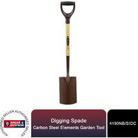 Spear & Jackson Digging Spade, Carbon Steel, Elements Garden Tool