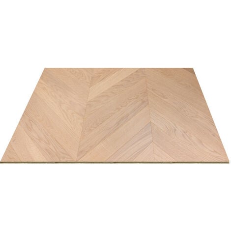 Parquet Contrecollé - Chêne - Point de Hongrie- Verni brossé-Aspect ...