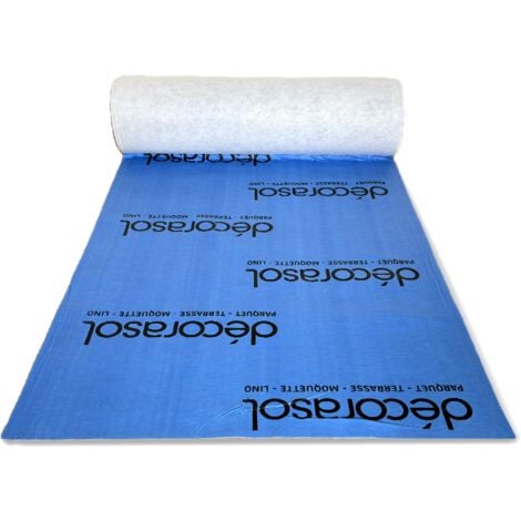 Rouleau de protection auto-adhésive plastifiée pour sol - 50m²/rouleau