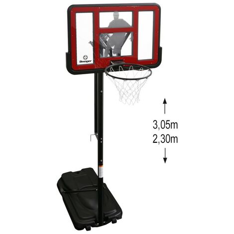 Canasta de baloncesto King Deluxe - regulable de 2,30m a 3,05m