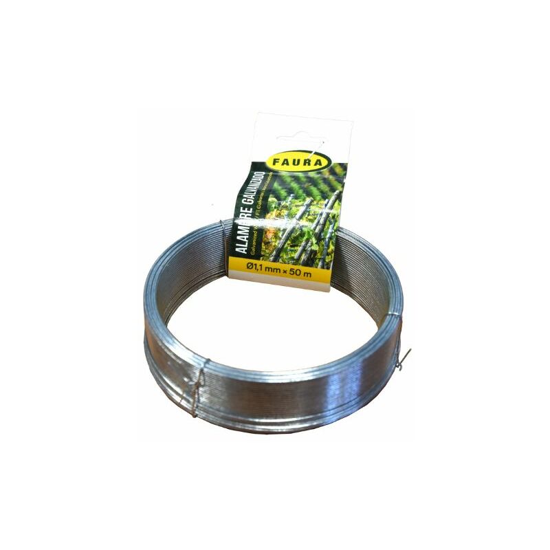 Rollo Alambre Galvanizado Ø1,8mm x 50 m (Faura)