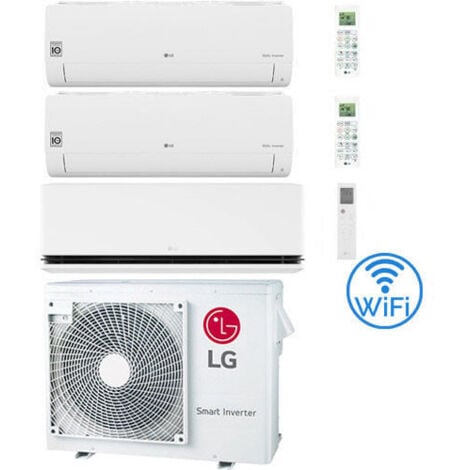 Climatizzatore Condizionatore LG Libero Smart + Dualcool Deluxe R32 Wifi Trial Split Dual ...