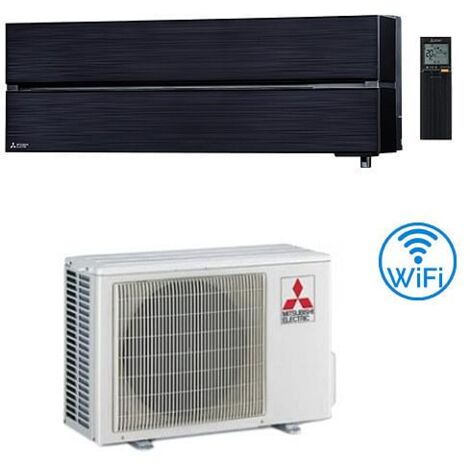 Climatizzatore Condizionatore Mitsubishi Kirigamine Style Nero Wifi MSZ ...