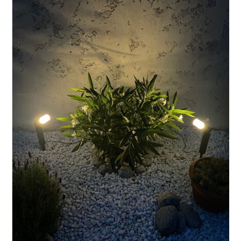 Kit de 2 spots piquets solaires RUBY