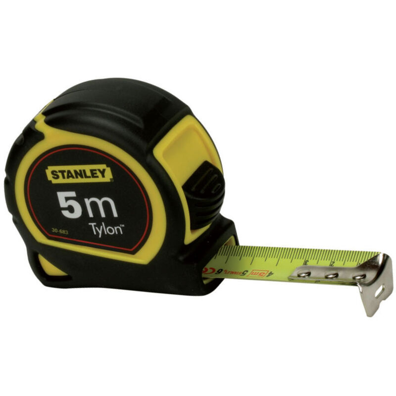 Stanley 5 mtl flessometro metro mod Tylon in abs antiurto misurazione